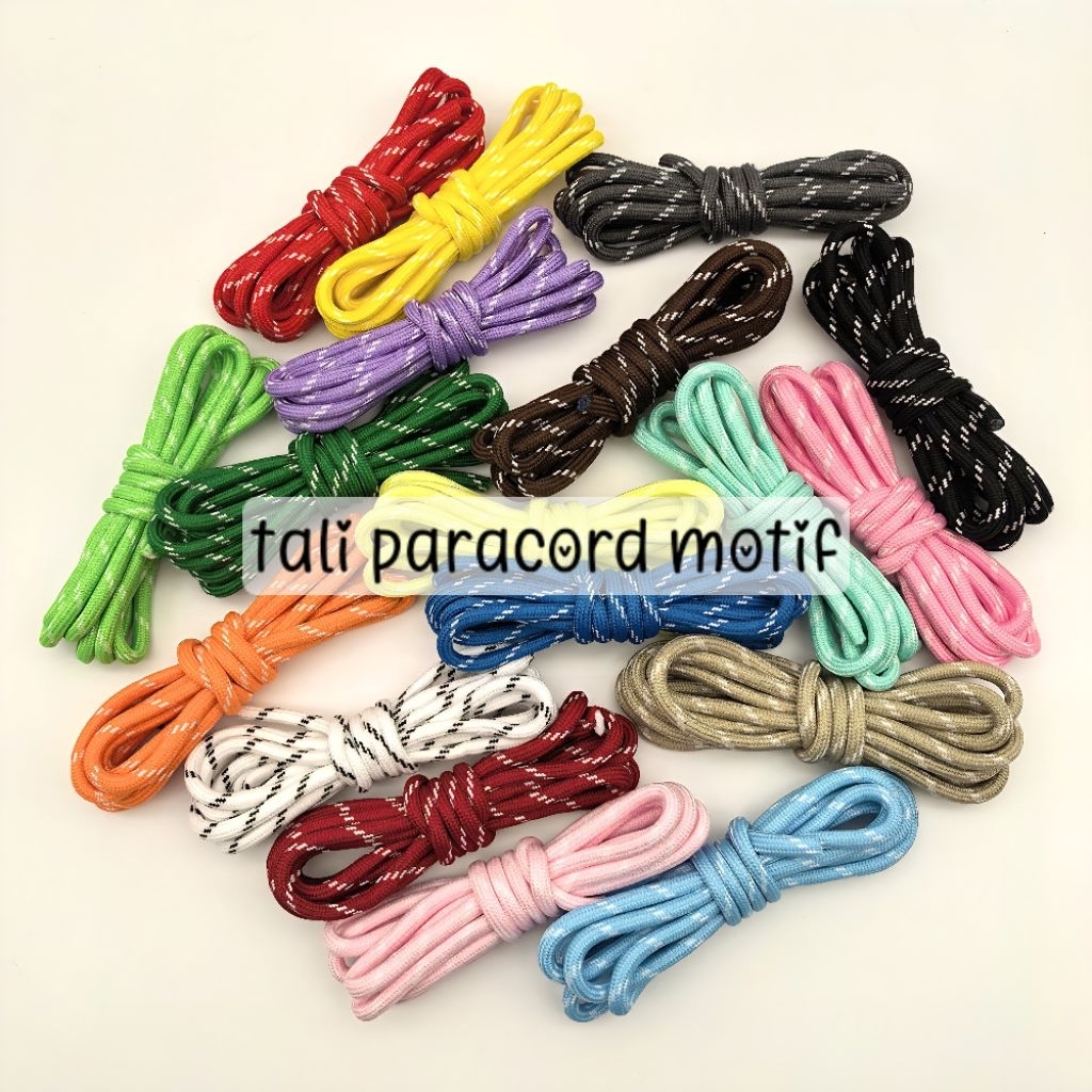 Jual 3m tali prusik dan paracord ukuran 4mm untuk bag charm dan ...