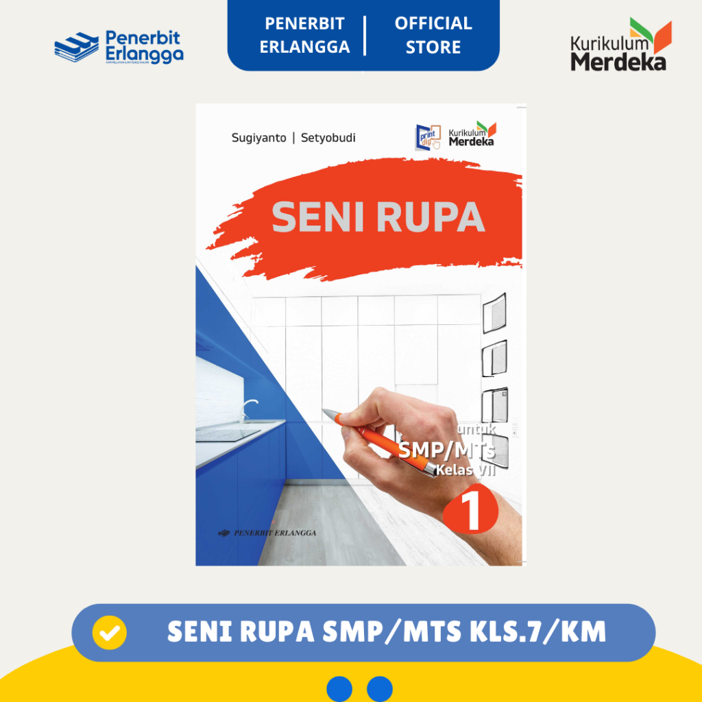 Jual [Erlangga Official] Seni Rupa Smp/Mts Kelas 7 - Kurikulum Merdeka ...