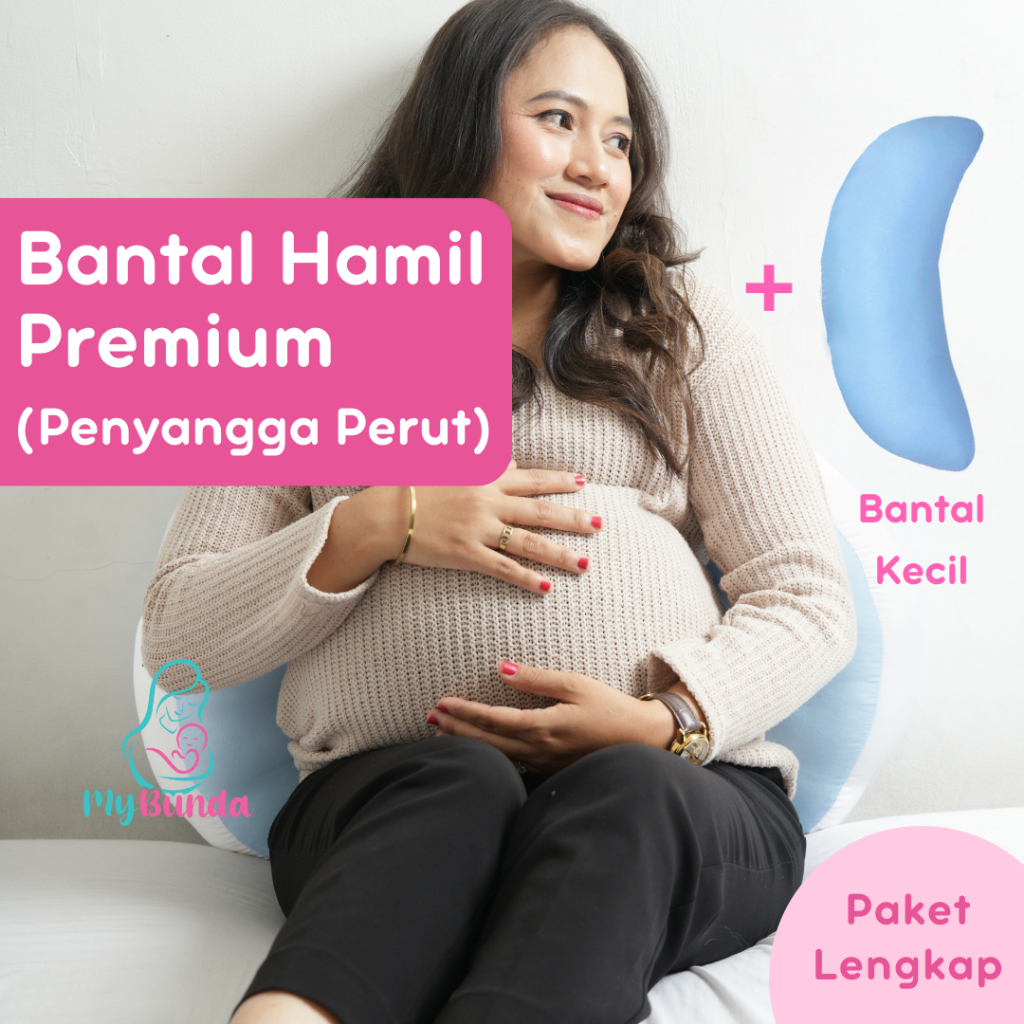 Jual Bantal Hamil Tidur Penyangga Perut Plus Bantal Kecil Bantal Bumil ...