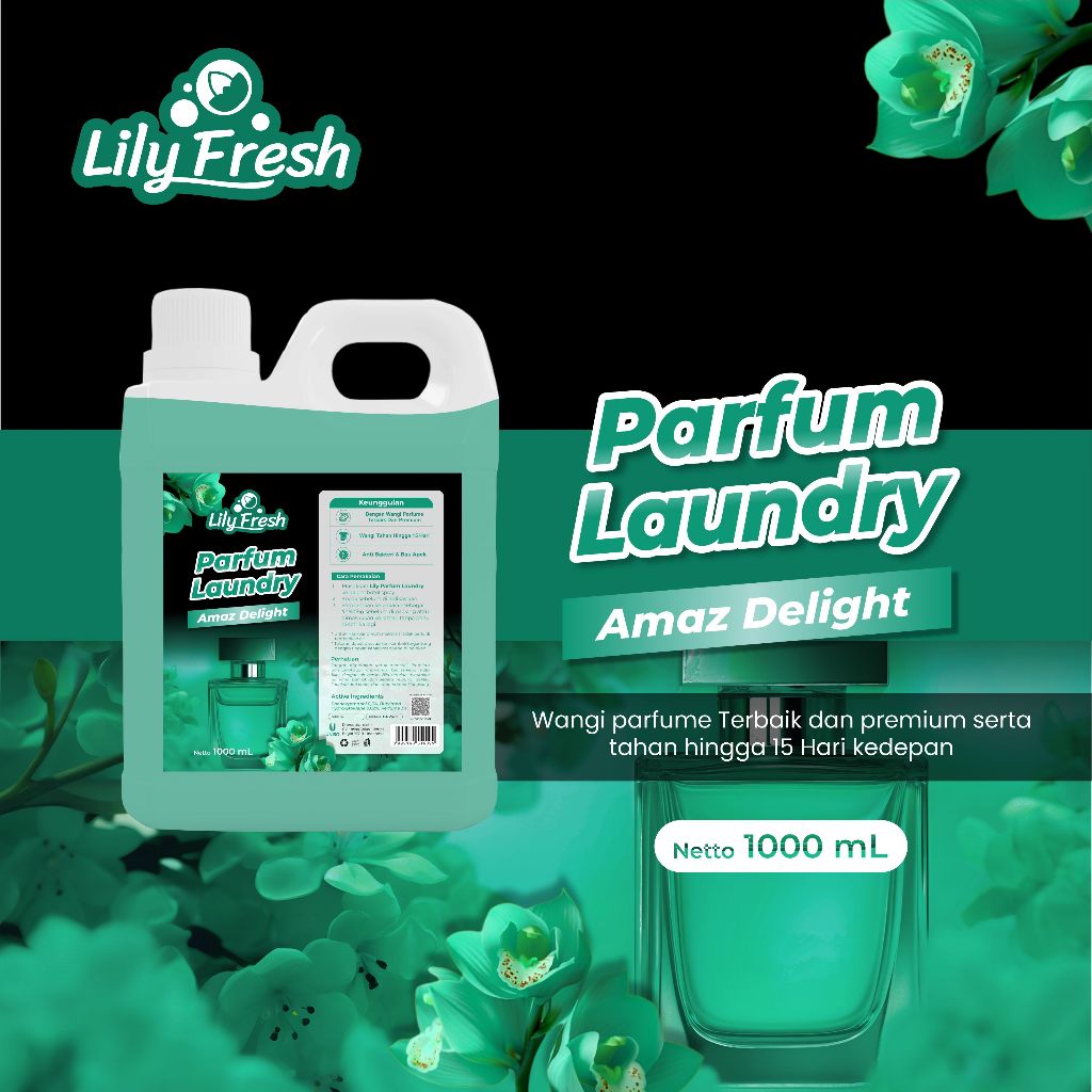 Jual LILY FRESH Parfum Laundry AMAZ DELIGHT Spray Anti Bakteri Parfum ...
