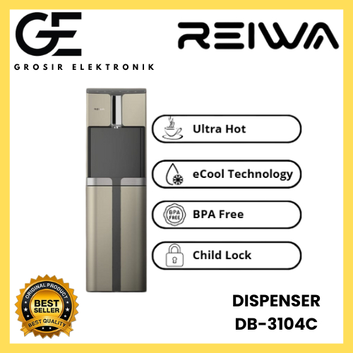 Jual Reiwa Dispenser Galon Bawah DB-3104C Panas Dingin Garansi Resmi / DB 3104 C | Shopee Indonesia