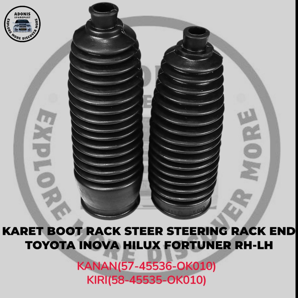 Jual Karet Boot Rack stir Steering Rack End TOYOTA INOVA HILUX FORTUNER ...