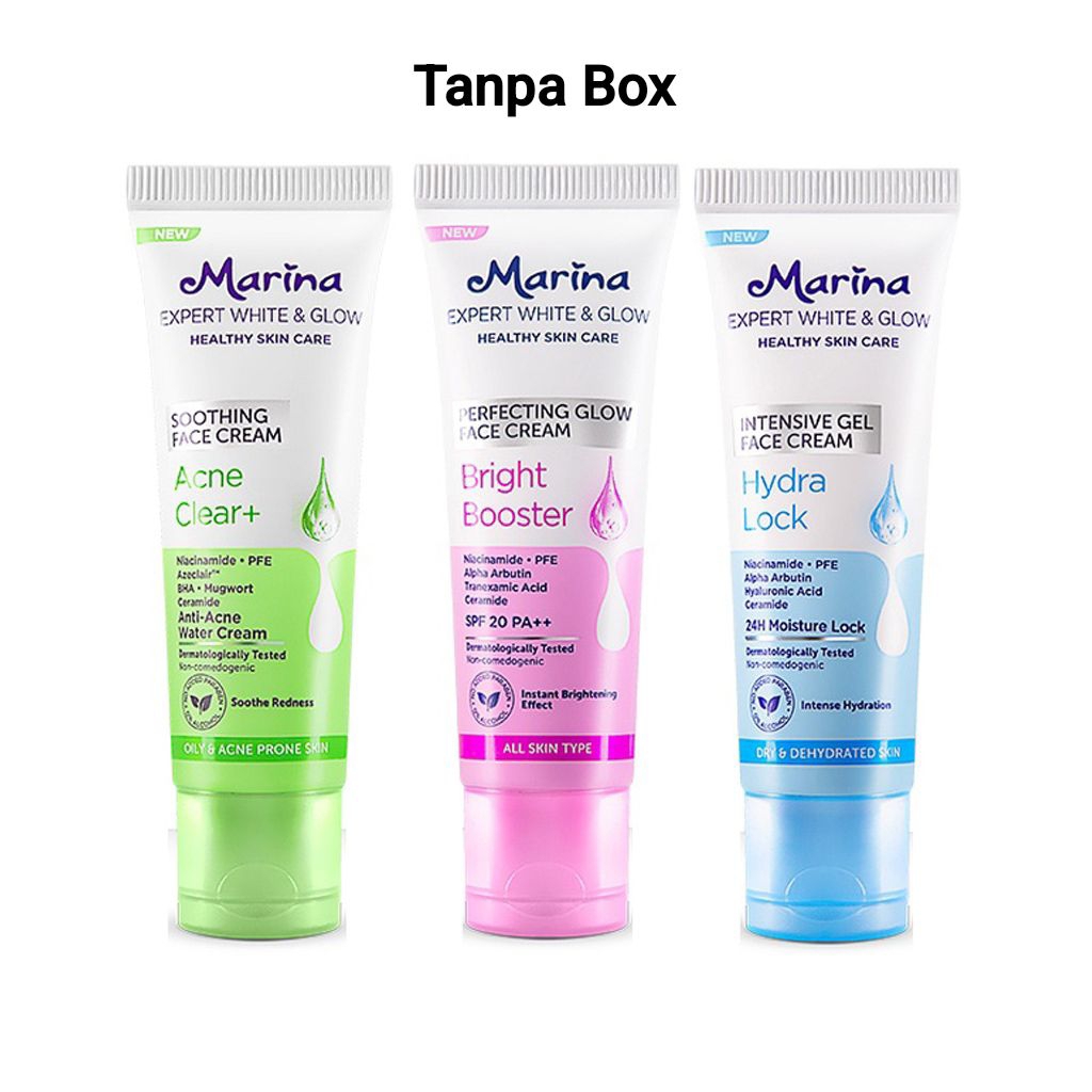 Jual Marina expert white and glow Face Cream 20ml | Shopee Indonesia