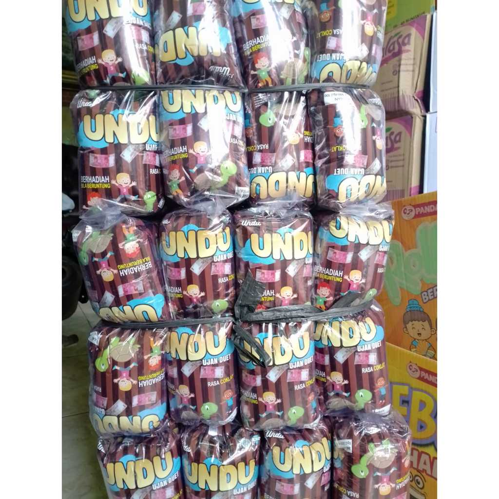 Jual Undu chiki Undu ujian duit Snack Berhadiah Isi 10 Pcs Undu Cemilan ...