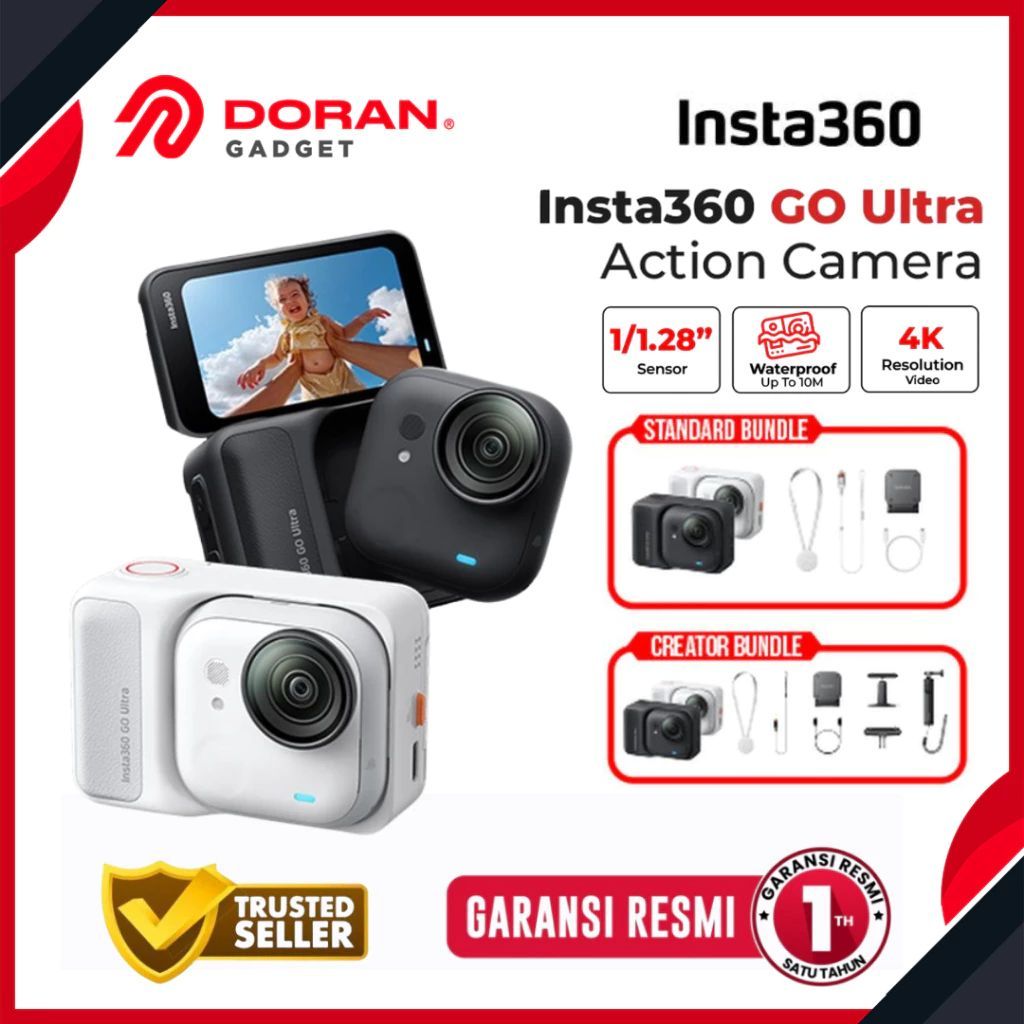 Jual Insta360 GO ULTRA Standard | Creator Bundle 4K Action Camera Insta 360 Action Cam - Garansi ...