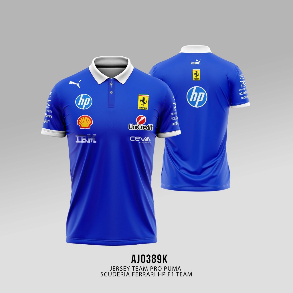 Jual KAOS JERSEY SCUDERIA FERRARI HP F1 TEAM 2025 FULLPRINT | Shopee ...