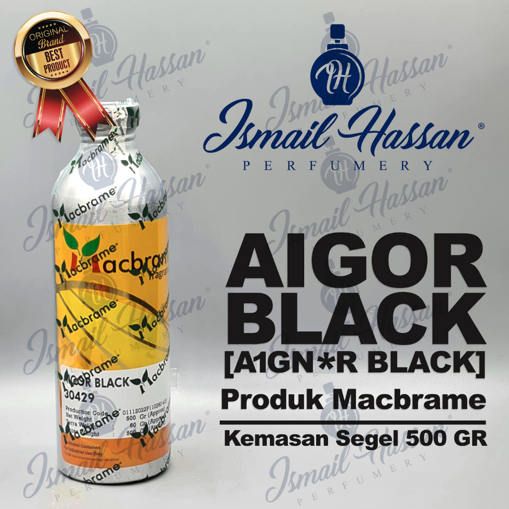 Jual Bibit/Biang Parfum Aigor Black Produk MACBRAME Packing Segel 500Gr ...