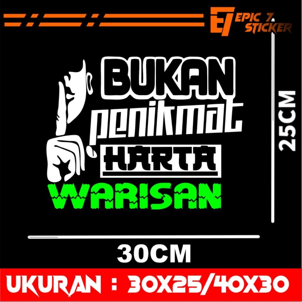 Jual New Cutting Sticker Hologram Kata Bukan Penikmat Kopi Stiker Kaca ...