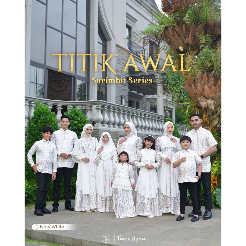 Jual Tachi Syari Titik Awal Series Sarimbit Keluarga Modern Bahan Adem ...
