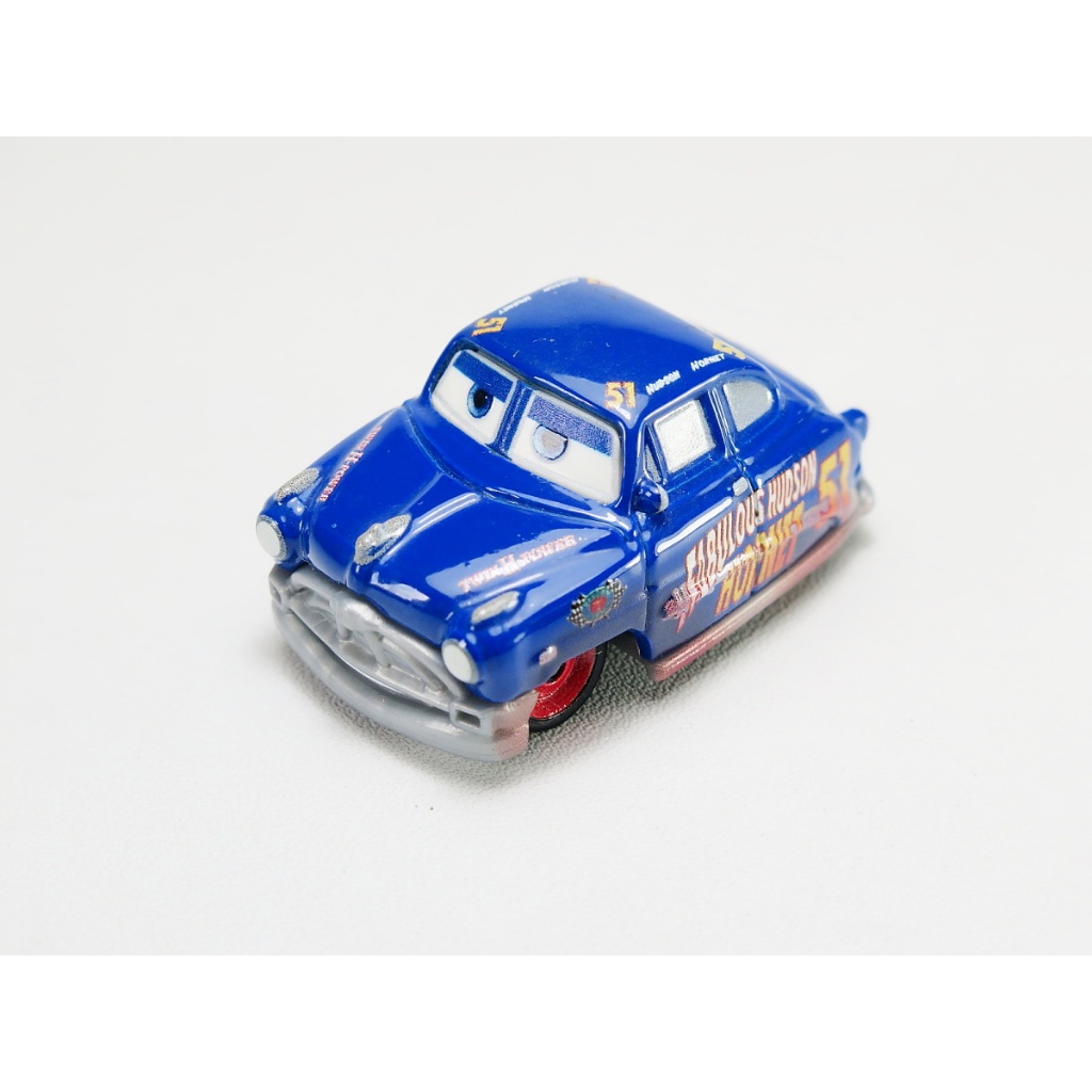 Jual Cars Mini Racers loose Doc Hudson Hornet Fabulous - Biru | Shopee ...