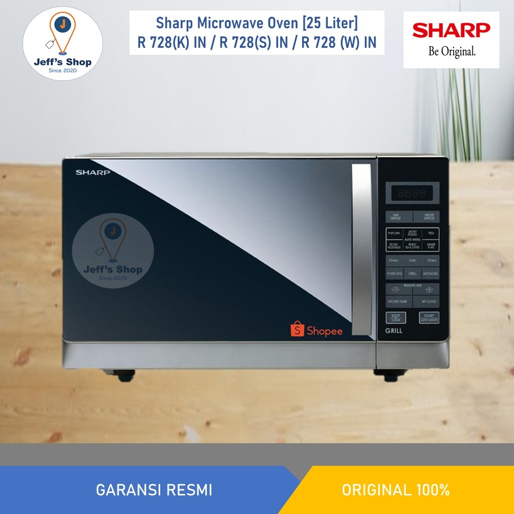 Jual Sharp Microwave Oven [25 Liter] R 728 (K)IN/ R 728(S)IN/ /R 728 (W ...