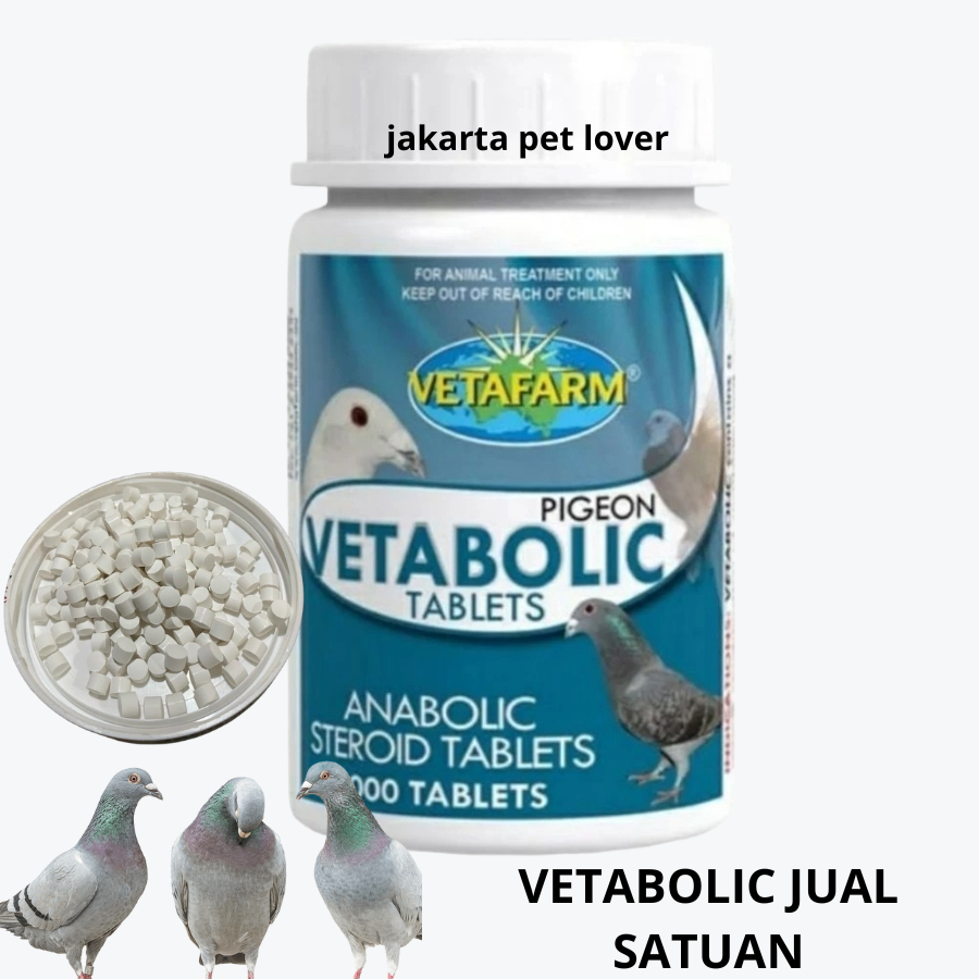 Jual VETABOLIC VETAFARM DOPING VITAMIN BURUNG MERPATI KOLONG DAN BALAP HARGA ECERAN | Shopee ...