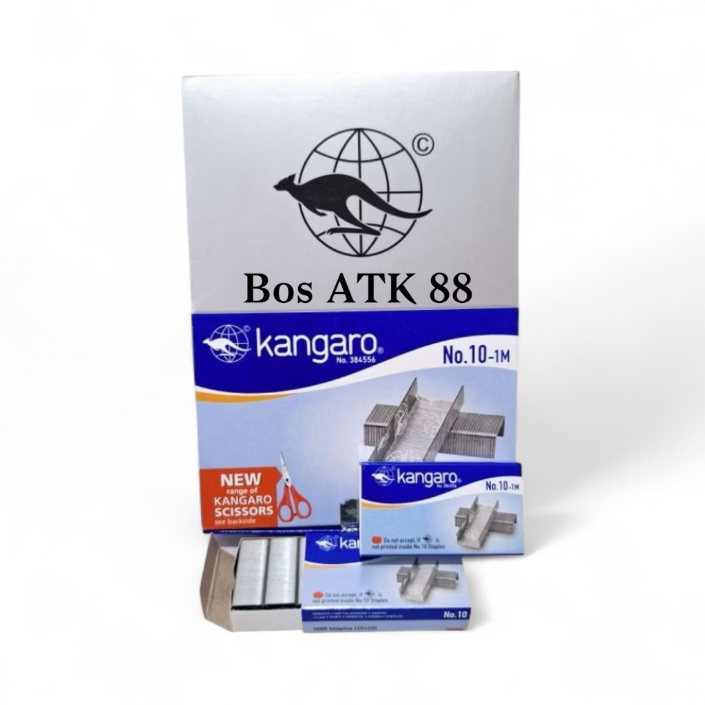 Jual KANGARO ISI STAPLES NO 10 / REFILL STAPLER / ISI HEKTER | Shopee ...