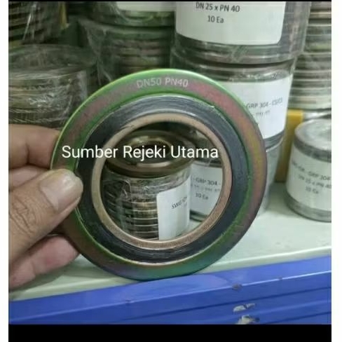 Jual Spiral Wound Gasket PN40 Carbon Steel 2" inch / DN 50 | Shopee ...