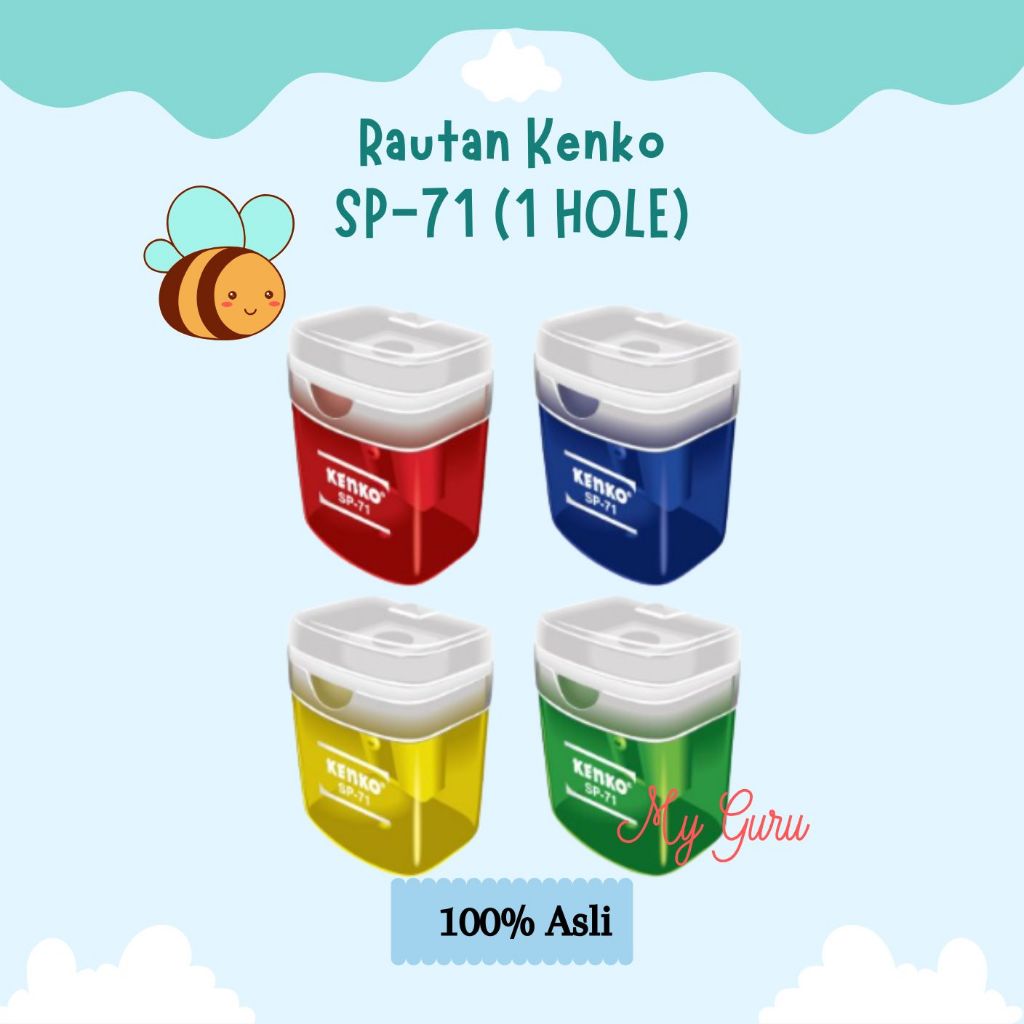Jual [PCS] SHARPENER KENKO SP-71 RAUTAN KENKO SP-71 (1 LUBANG) | Shopee ...