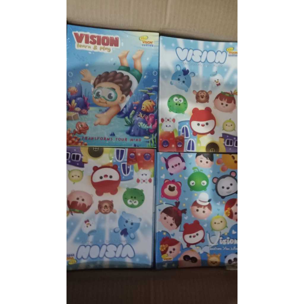 Jual (1 PACK=10 PCS) Buku Tulis Vision 32/ Buku Tulis 32 Lembar/ Buku ...
