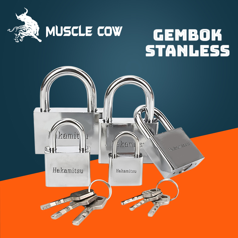 Jual Gembok Stanless Anti Karat/Anti Maling/Gembok Anti Rust/Gembok ...
