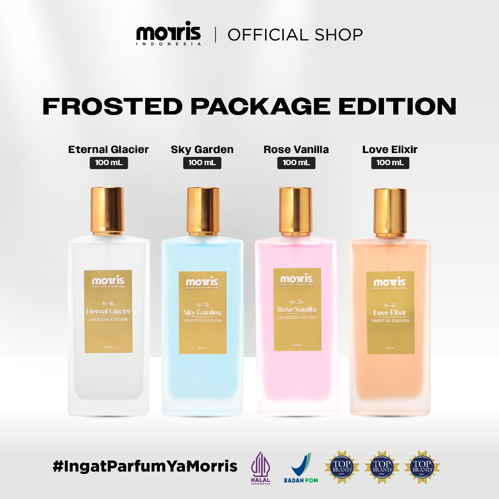 Jual Morris Frosted Package – Complete Set [4 PCS] | Perfume Wanita ...