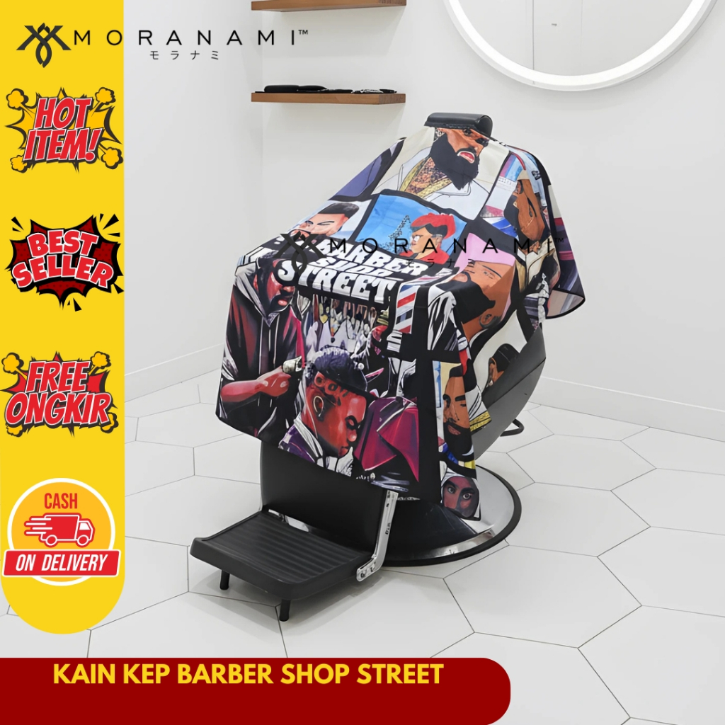 Jual Kain Kep Kain Cukur Rambut Kain Potong Rambut Cape Barber Motif ...