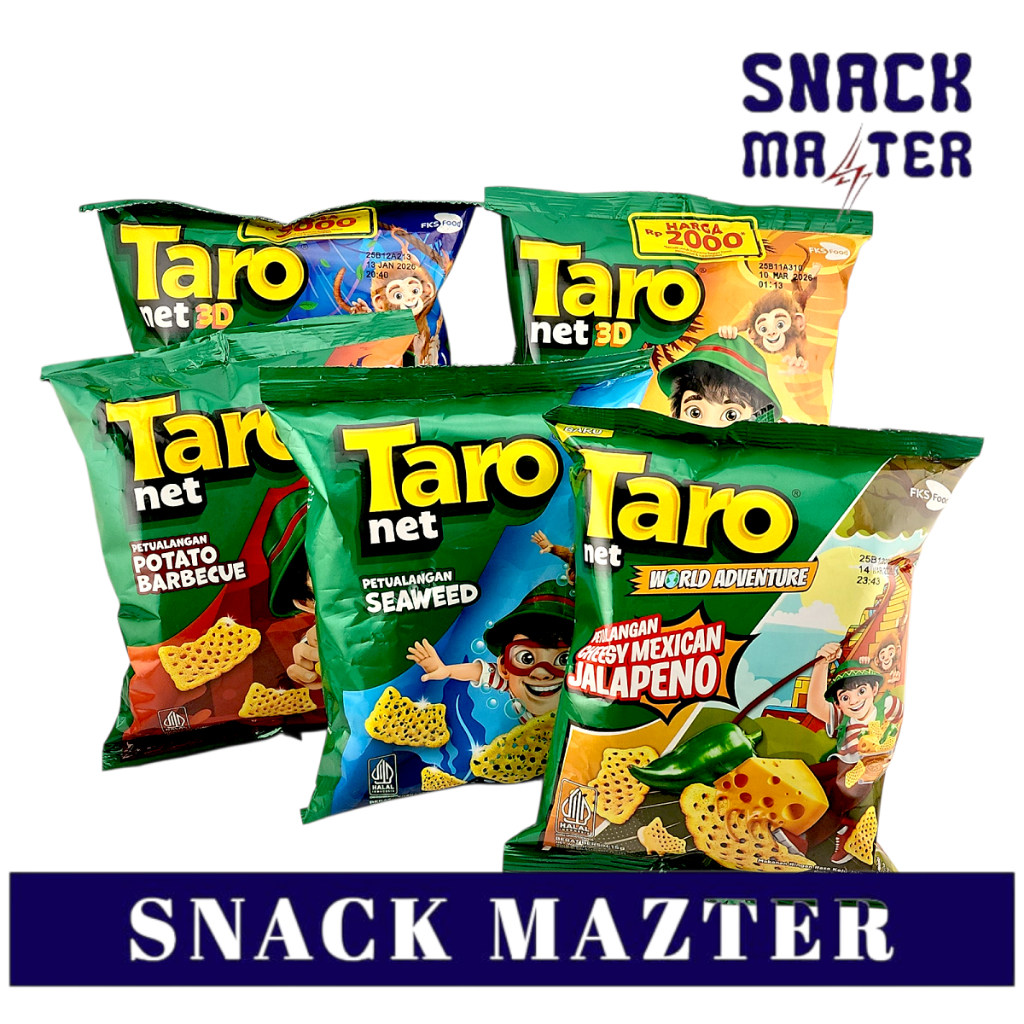 Jual Taro Net 3D Potato Medium Size - Netto 17gr | Shopee Indonesia