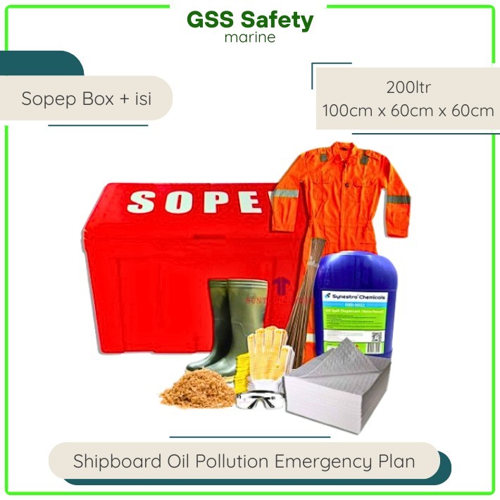 Jual SOPEP Box 200 Liter 1 Set isi Emergency Kit Shipboard Oil ...