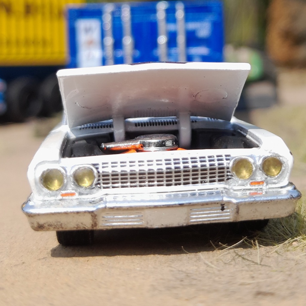 Jual Greenlight chevrolet impala convertible custom junk rosok | Shopee ...