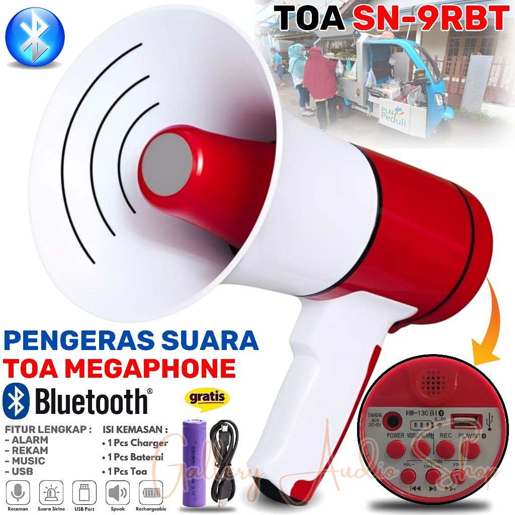 Jual Toa Pengeras Suara Bluetooth Multifungsi SN-9RBT Cocok Untuk ...