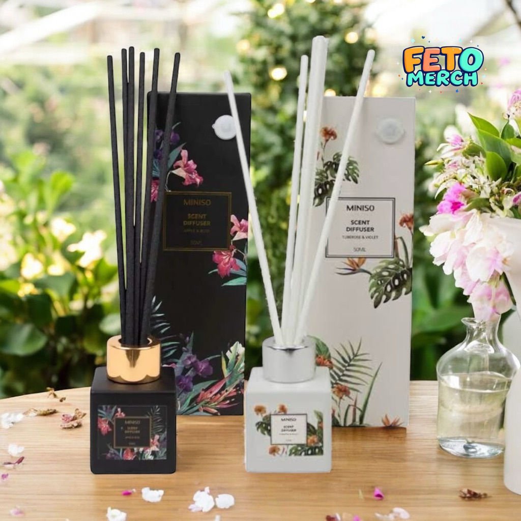 Jual MINISO SCENT DIFFUSER INK ART APPLE ROSE 50ml TUBEROSE VIOLET ...