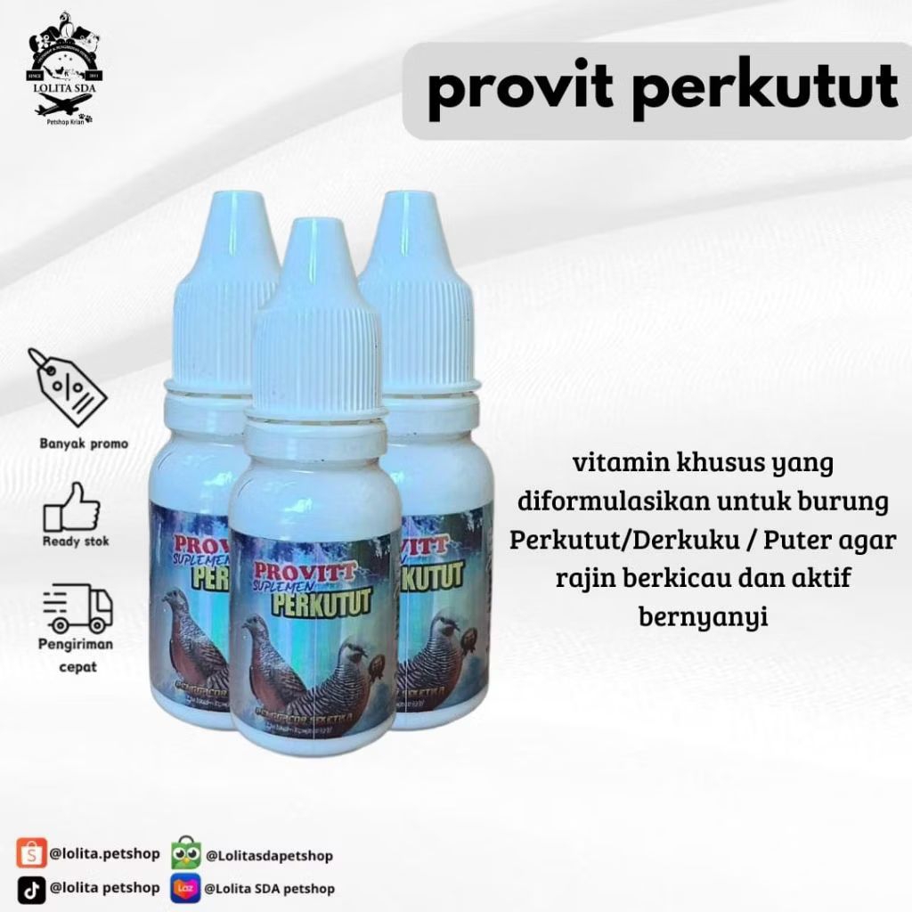 Jual Provit Suplemen Vitamin Penggacor Perkutut | Shopee Indonesia