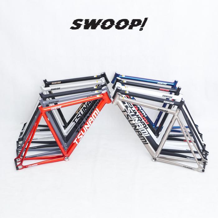 Jual Frameset Sepeda Fixed Gear Fixie TSUNAMI SNM100 Alloy - Frame ...