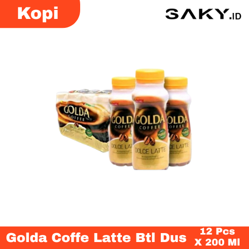 Jual Golda Coffe Dolce Latte Btl 200 Ml Dus Isi 12 Pcs | Shopee Indonesia