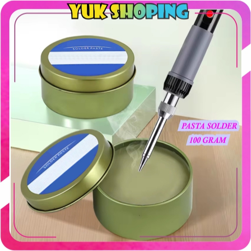 Jual YUKSHOPING PASTA SOLDER / SOLDER PASTE ISI 100 GRAM R1385 | Shopee ...
