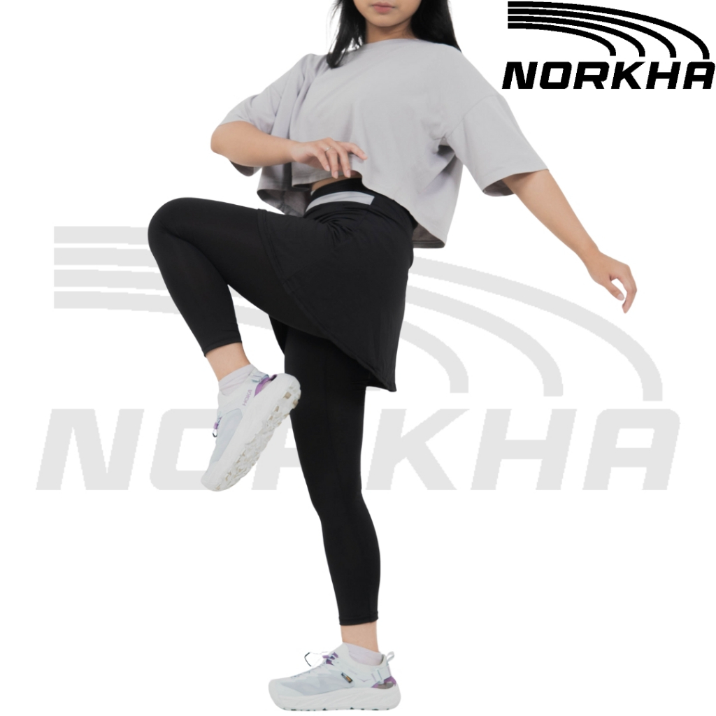 Jual Rok Leging High Waist Import Wanita Kekinian Rok Celana Olahraga ...