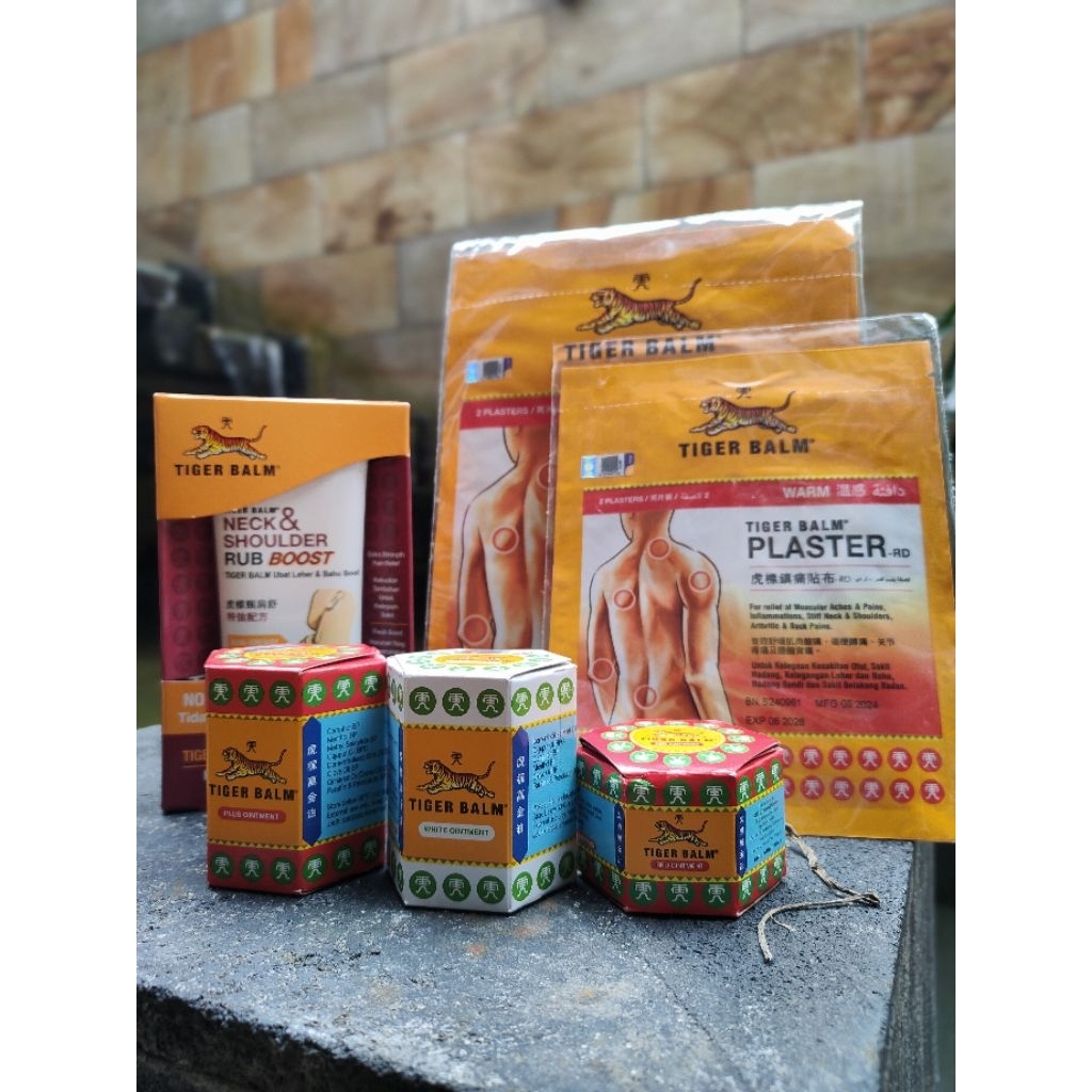 Jual Tiger Balm Oinment/Tiger Balm Plaster/Tiger Balm Neck&Shoulder Rub ...