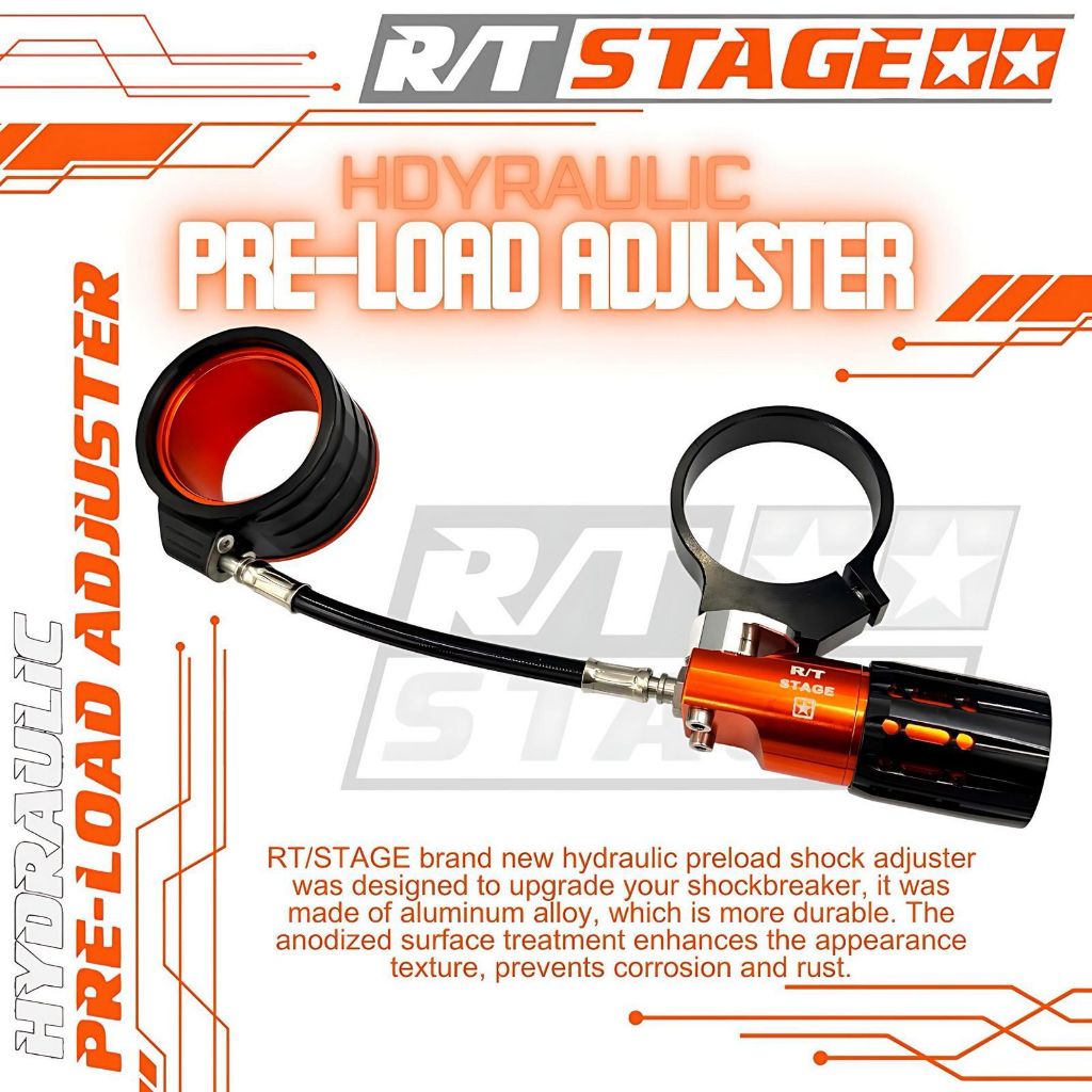 Jual Hydraulic Preload Adjuster RT STAGE Tabung Shock Belakang Atas ...