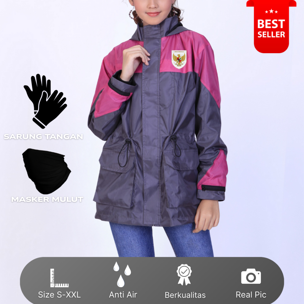 Jual Hobi Jaket Parasut Timnas Garuda Indonesia Outdoor Waterproof ...