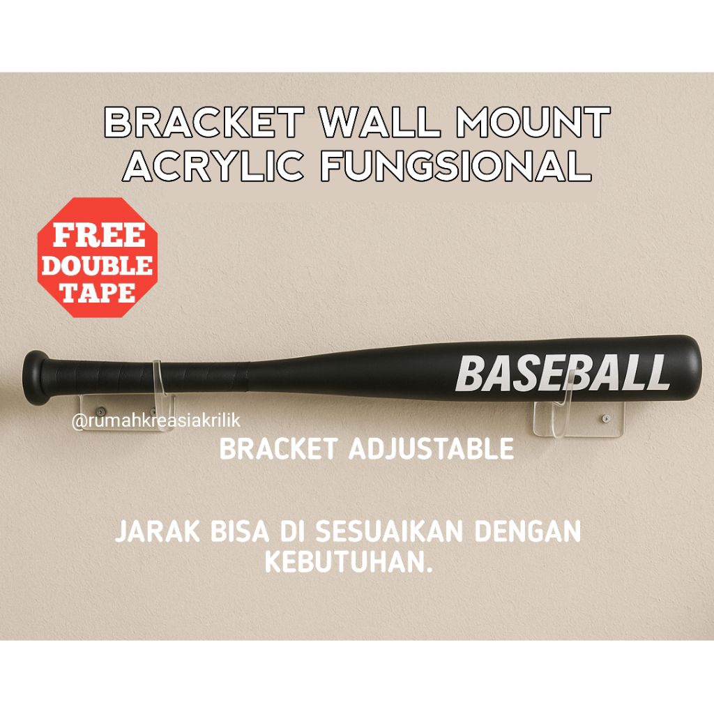 Jual Bracket Akrilik Adjustable & Fungsional Acrylics Tebal Aesthetic ...
