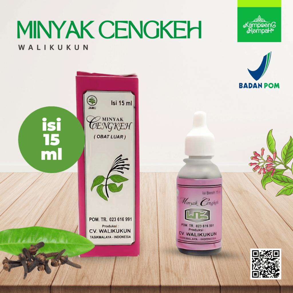 Jual MINYAK CENGKEH 12 ML WALIKUKUN / OBAT SAKIT GIGI / WALIKUKUN ...