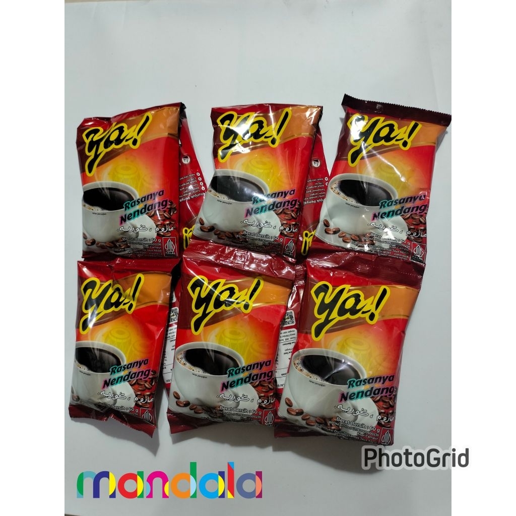 Jual KOPI YA MERAH 60gr 1 renceng isi 10 sachet | Shopee Indonesia