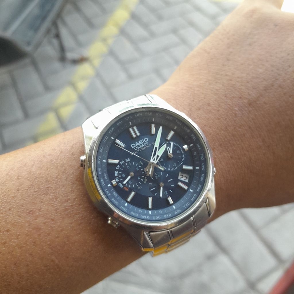 Jual Jam tangan pria Casio Lineage Multiband 6 Waveceptor LIW M610 ...