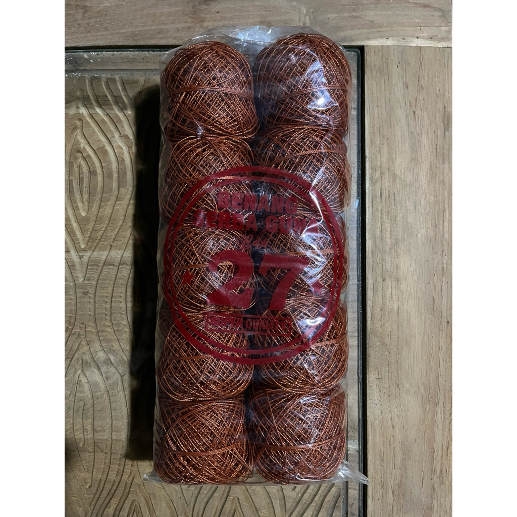 Jual Benang nilon/Benang levis/Benang nilon coklat/Benang layangan (pcs ...