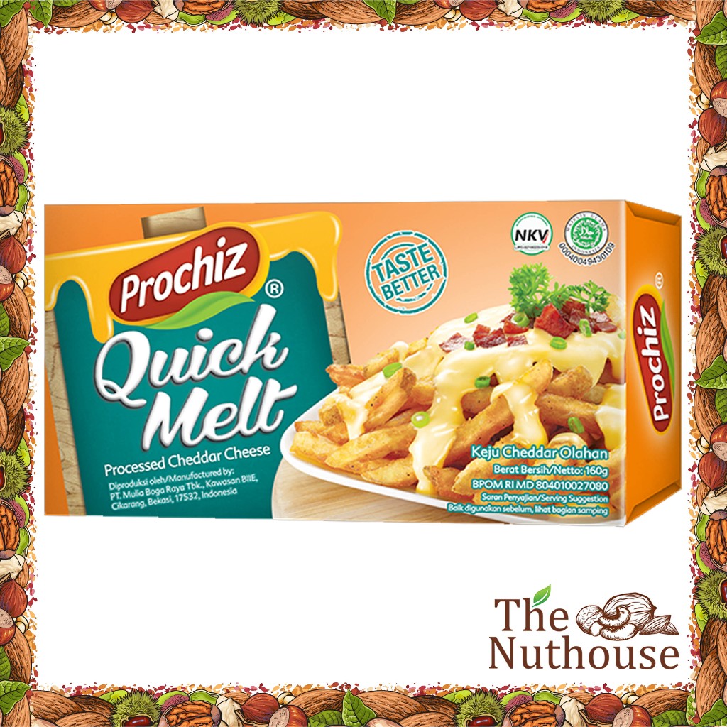 Jual Prochiz Quick Melt Cheedar 160gr KOTAK / Keju Leleh Cheddar Olahan ...
