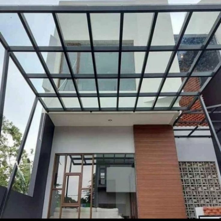 Jual Kanopi Baja Ringan Minimalis | Atap Polycarbonate/Spandek/Alderon ...