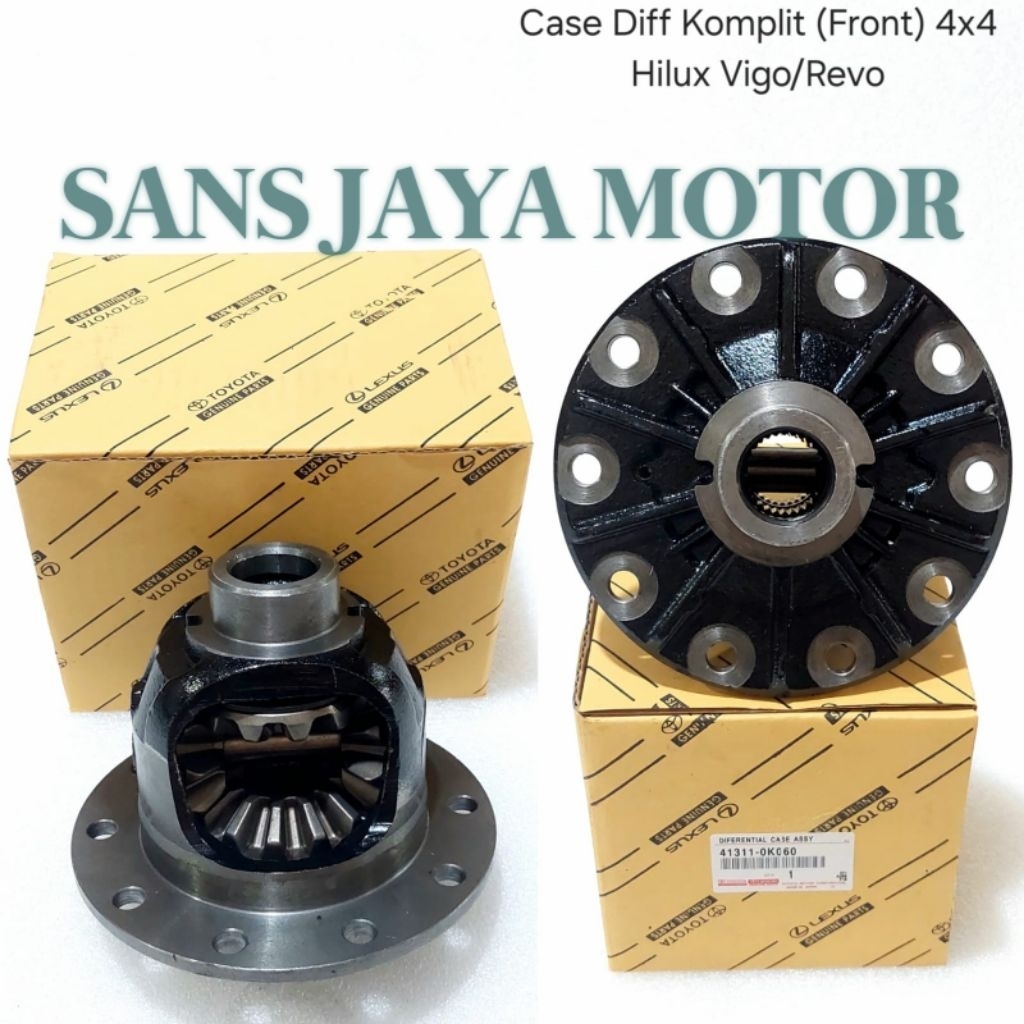 Jual Case Diff Assy / Tengkorak Gardan Depan Komplit Toyota Hilux Vigo Hilux Revo 4X4 Original ...