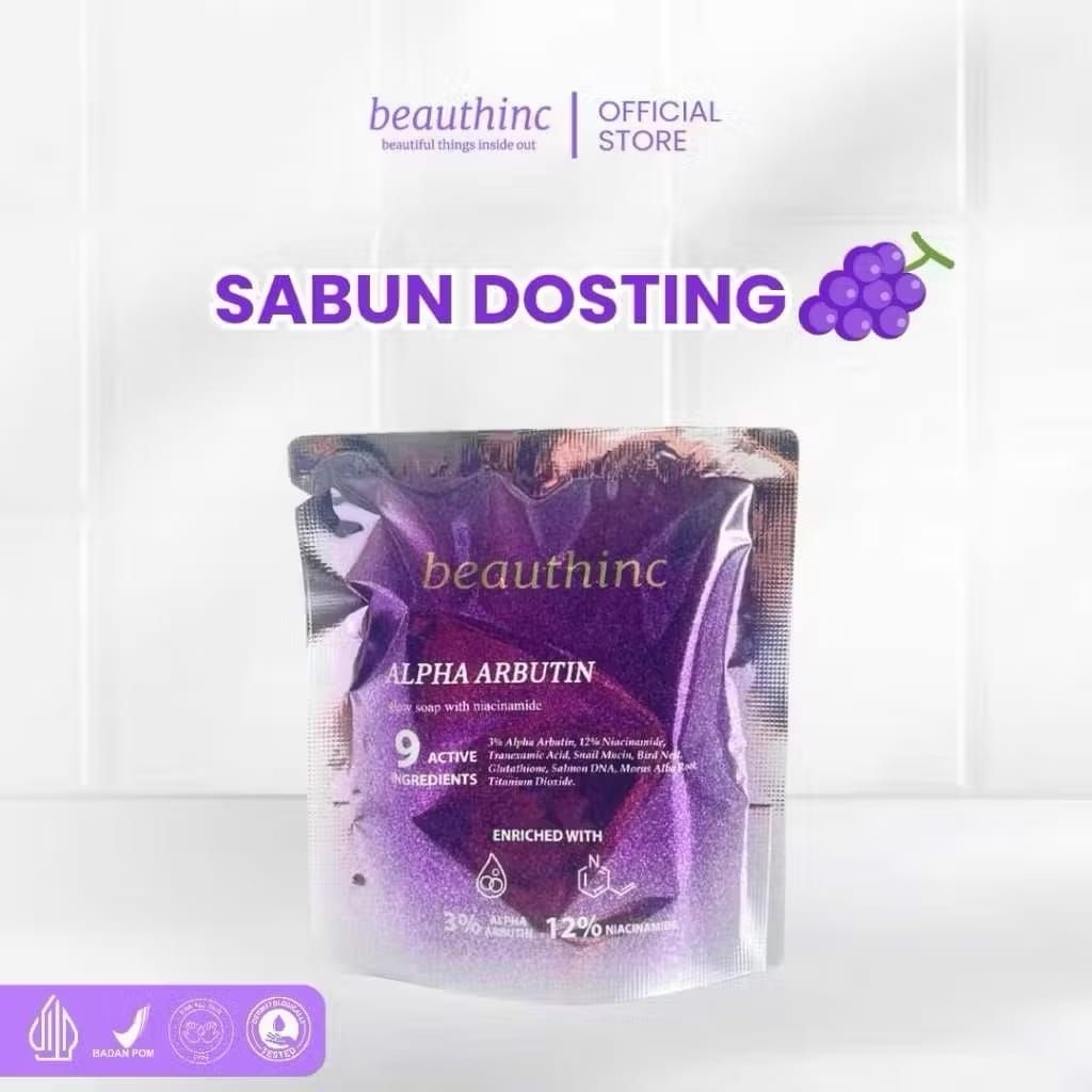 Jual BEAUTHINC - Ready Siap Kirim Glow Soap 3% Alpha Arbutin With 12% ...