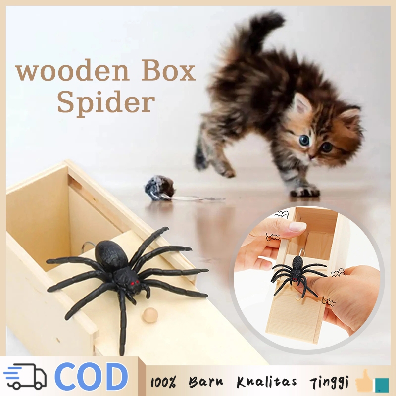 Jual Spider Box Prank Kotak Laba Laba Prank Box Prank Menarik Prank Box ...