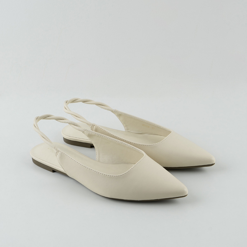Jual URBAN&CO Heiza Basic Mules Flatshoes Sepatu Kerja Slip On Wanita ...