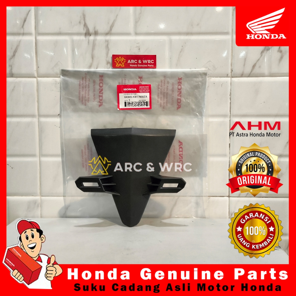 Jual Cover FR Top Cover Dudukan Plat Nomor Depan Hitam Beat Street Esp ...