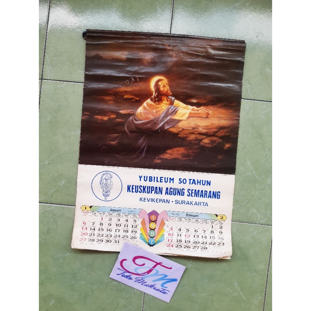 Jual kalender tanggalan agama kristen YUBILEUM 50 TAHUN KEUSKUPAN AGUNG ...