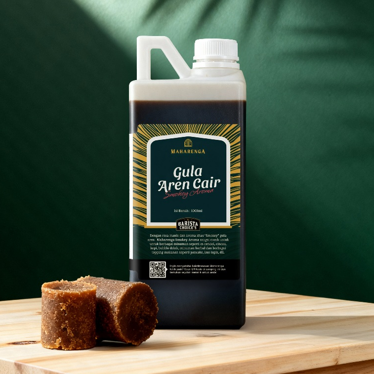 Jual Gula Aren Cair Asli 1 Liter Smokey Maharenga - Premium dan 100% ...